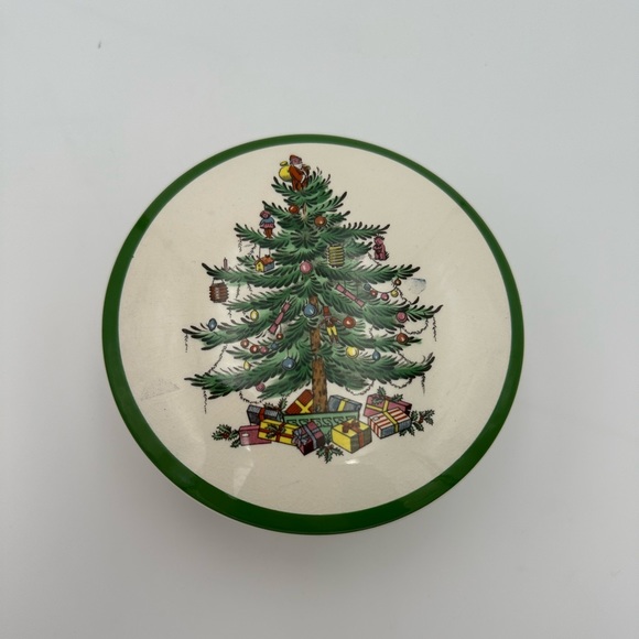 Spode | Holiday | Spode England Christmas Tree Covered Candy Dish ...